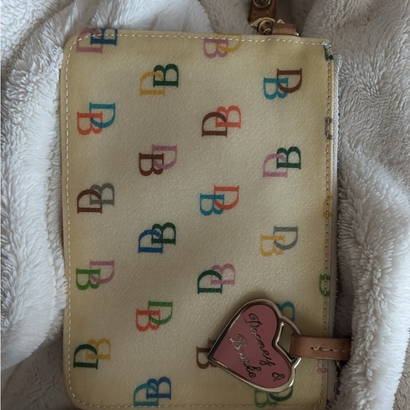 Dooney & Bourke | Bags | Dooney Bourke Colorful Logo Wristlet | Poshmark